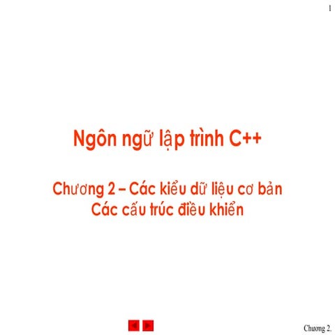 Chapter02 data types_control_structures | PPT