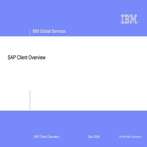 Chapter 02 sap client overview | PPT