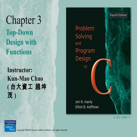 Chapter03 Top Down Design with Function | PPT