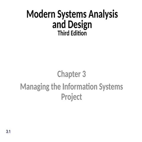 chapter03_6.ppt this is bascs managing the infromation systems project | PPT