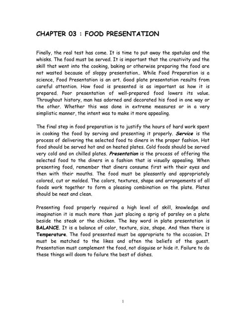 Accompaniments & Garnishes | PPT