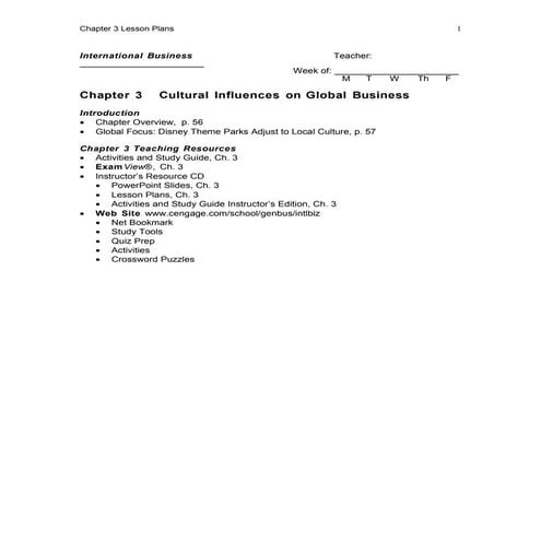 Chapter 04 lesson plans | DOC