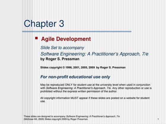 Chapter 01 software engineering pressman | PPT
