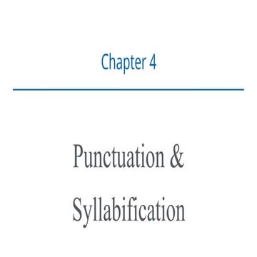 Biblical Greek Punctuation and Syllabification | PPTX