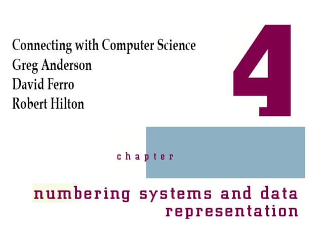 Numbering System Data Representation | Pdf