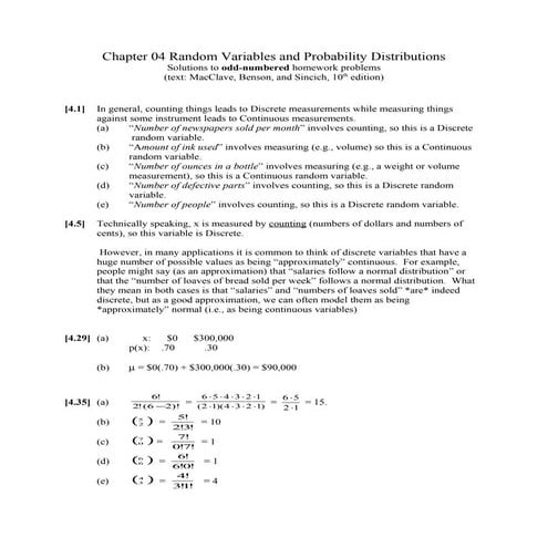 Chapter 04 answers | PDF