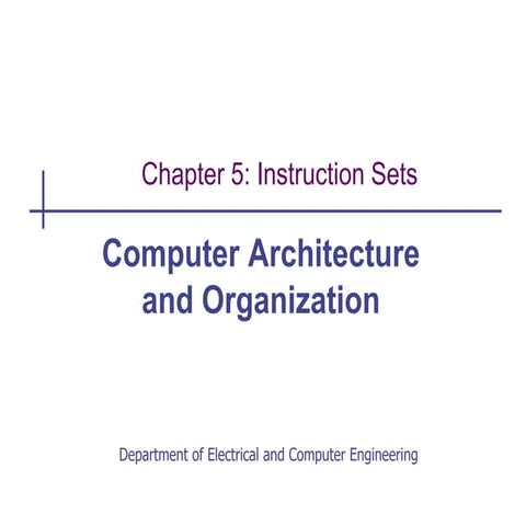 Chapter_05_Instruction_sets.pdf computer architecture | PDF