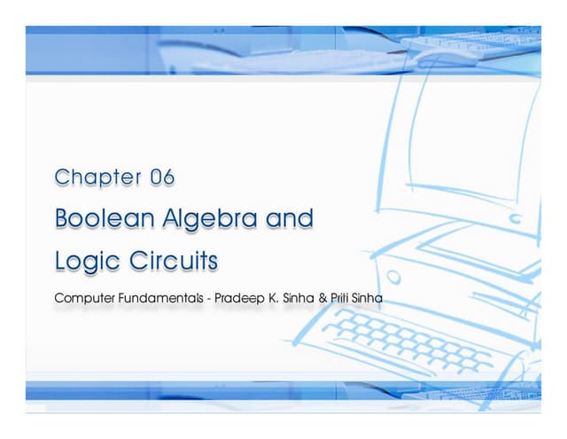 Chapter 06 Boolean Algebra Ppt 1789