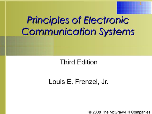 Principles of communication engineering | PDF