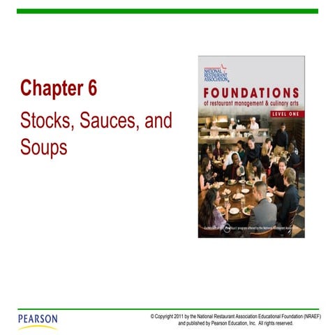 Stocks, soups and sauces | PPTX