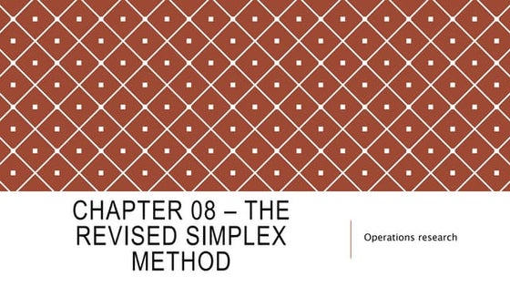 Simplex method | PPT