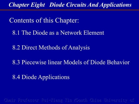 Diode Equivalent Circuits.ppt | Physics | Science