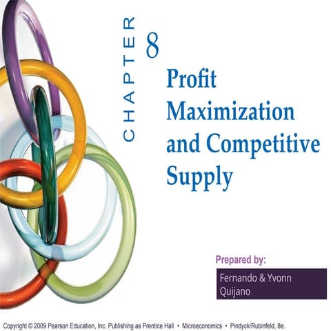 Chapter 08 - Profit Maximization and CS.ppt