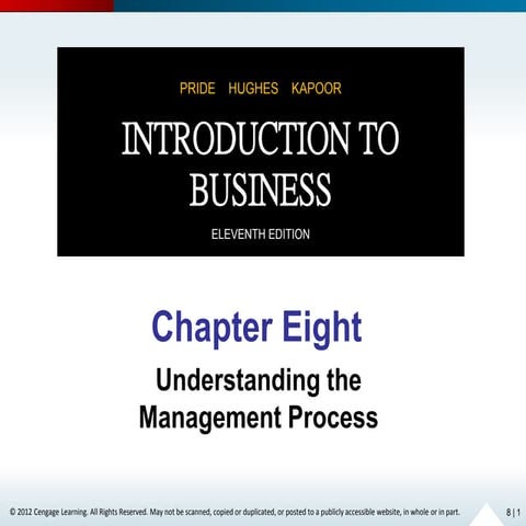 Chapter 08 management and organization | PPTX