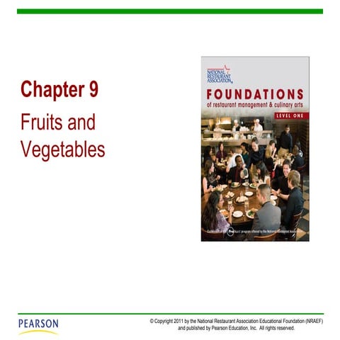 CH 9, CA 1, Notes, Tillotson, FRMCA, ProStart | PPT