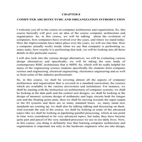 CHAPTER 0 COMPUTER ARCHITECTURE AND ORGANIZATION.docx