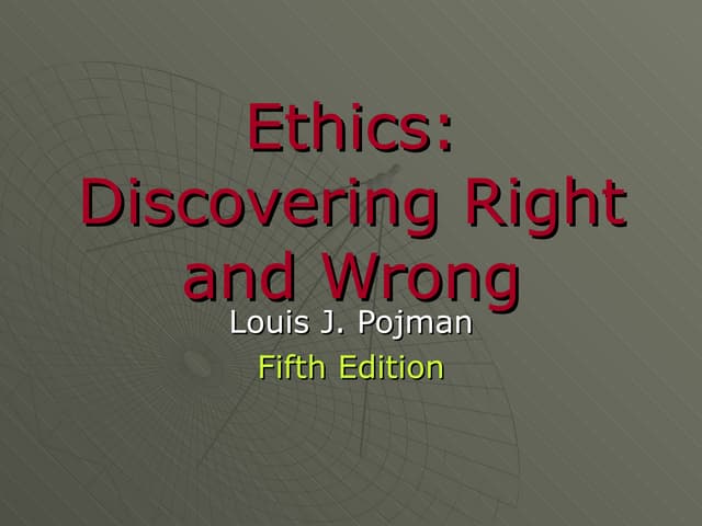 Ethics- Chapter 2 moral agent of morality | PPTX