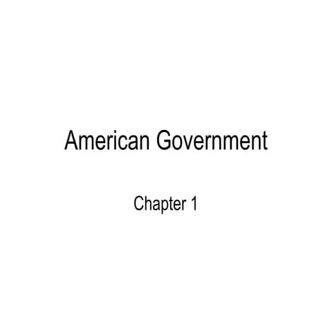 GOVChapter1 | PPT