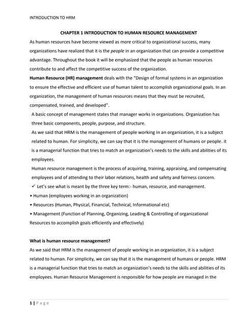 Context of hrm and challenges | PPTX