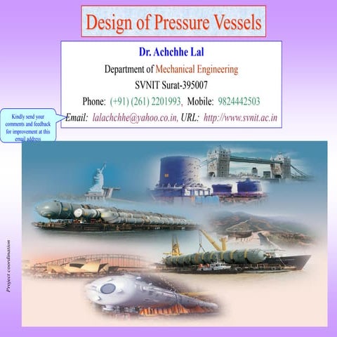 Design of End Closure in pressure vessel | PPTX