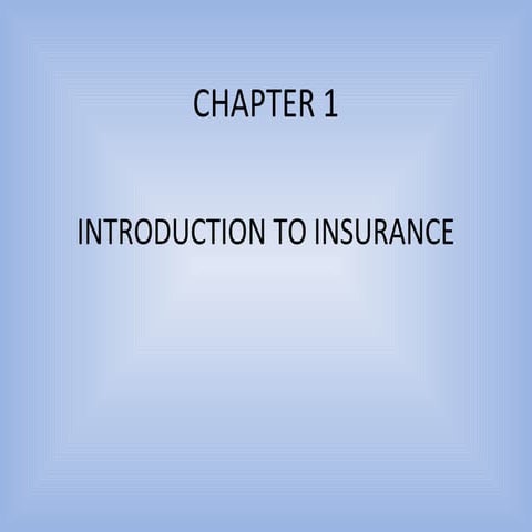 Takaful-introduction to insurance | PPT
