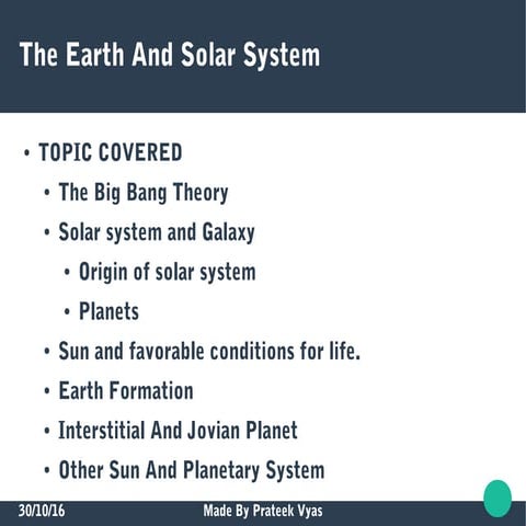 Sun, Moon, and Earth system | PPTX