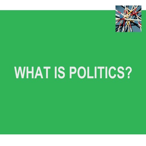 What is Politics? - Law & Politics | PPT
