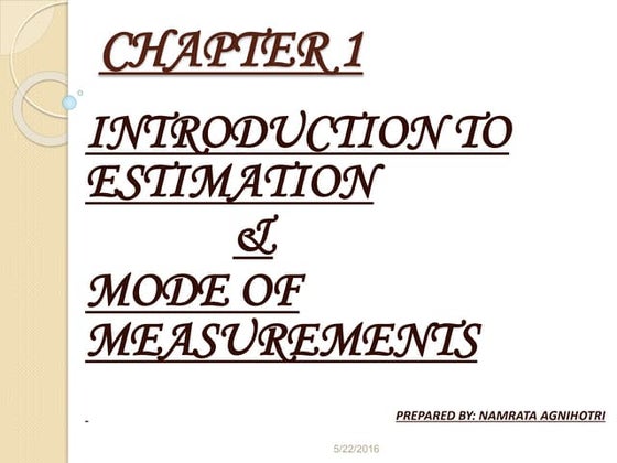 Aace factored cost estimation | PDF
