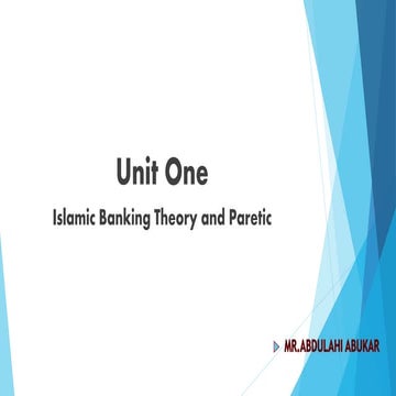 Islamic Banking & Finance Chapter 1 | PPTX