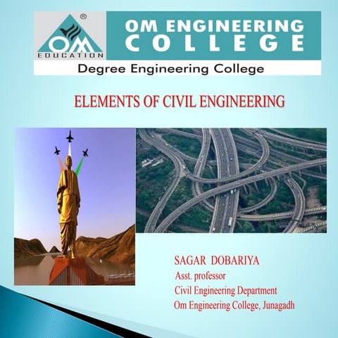 elements of civil engineering Chapter 1 | PDF