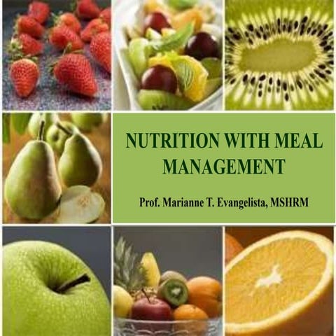 NUTRITION WITH MEAL MANAGEMENT | PPTX