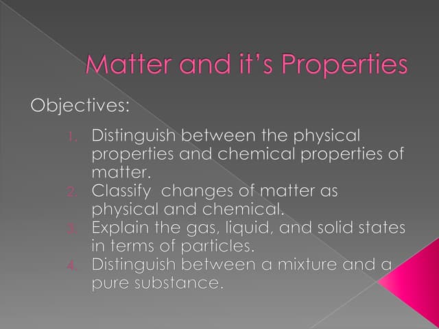 Classification of Matter | PPT