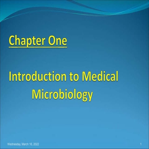 Chapter 1. intro. microbiology (2) | PPT