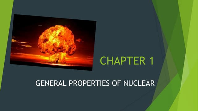NUCLEAR MODELS AND NUCLEAR FORCES | PPTX