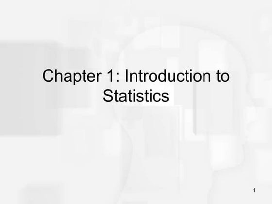 1 introduction to psychological statistics | PPTX