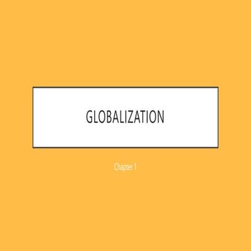 Globalization | PPTX