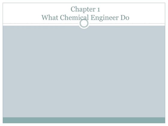 Unit Operations & Unit Process for process plant | PPTX