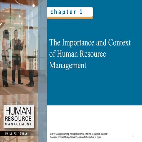 Human Resource Management chapter 1 by Person | PPTX