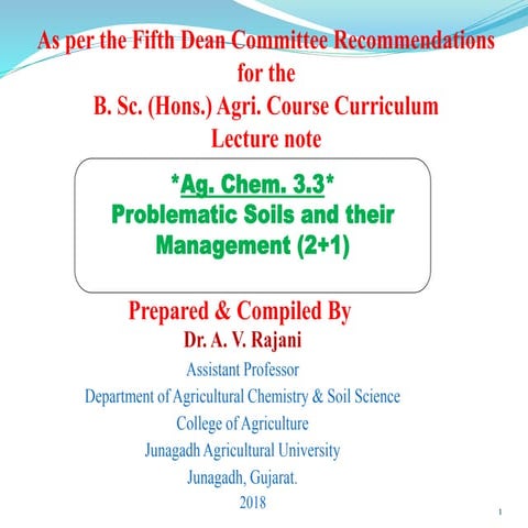 Chapter1 Soil Quality And Soil Health Pptx