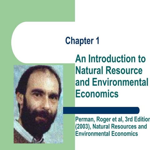 Chapter 1 An Introduction to Natural Resource and Environmental ...