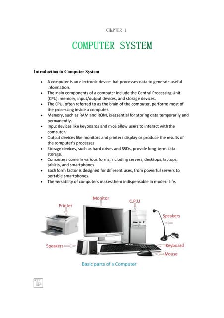 Introduction To Modern Computer Architecture 1 Pptx