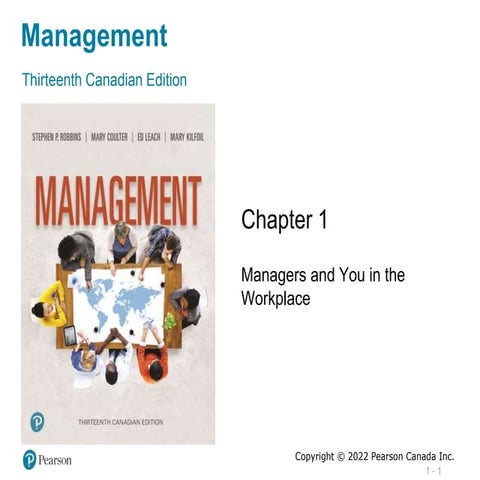 Chapter 1 Managers and You in the Workplace | PPTX