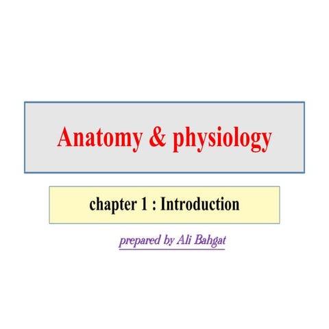 Chapter one of anatomy & physiology according to openstax college | PPT