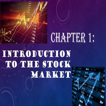 Chapter 1.pptx stock market introduction | PPTX | Stocks and Bonds | Personal Investing