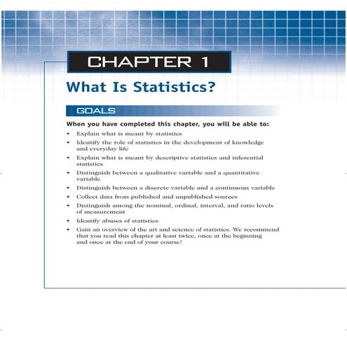 Chapter 1 book, what is statistics?Statistics in Action | PDF | Free ...