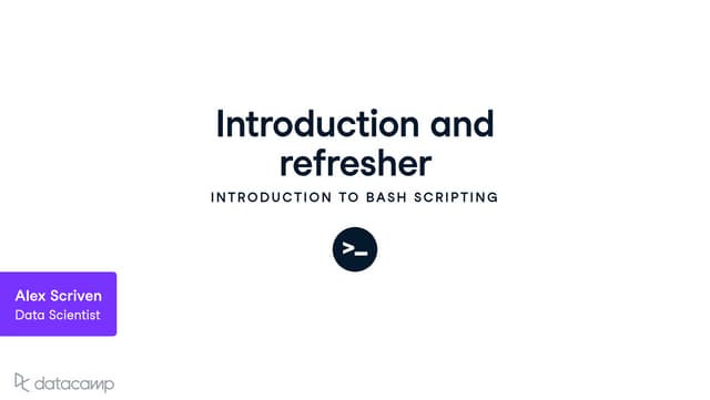 Introduction To Bash Scripting Indtroduction And Refresher Ppt