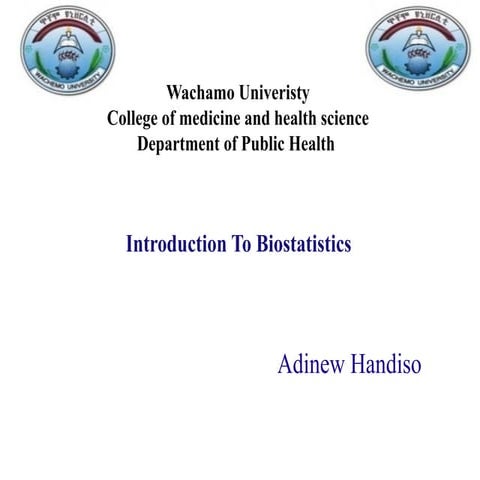Biostatistics Ppt Itroductionchapter 1 Pptx