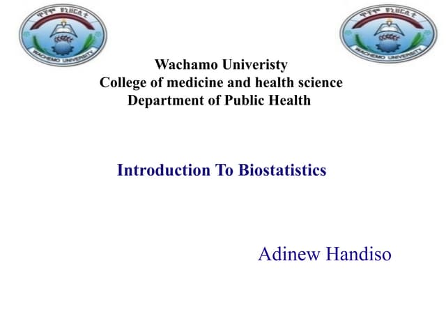 Biostatistics Ppt Itroductionchapter 1 Pptx
