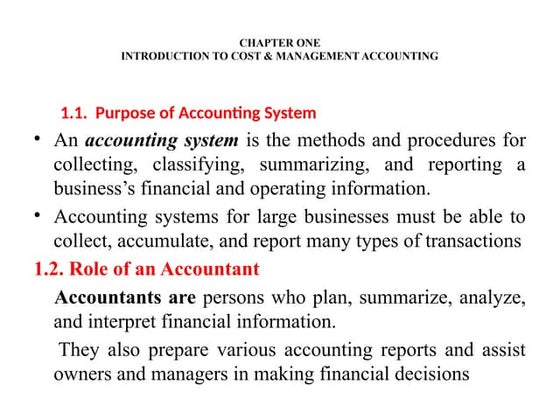 Chapter 01 introduction OF Cost Accounting | PPTX | Business Accounting & Finance | Business