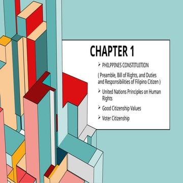 Chapter 1: Philippines constitution laws | PPTX